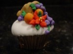 Cornucopia Cupcakes Using Fondant