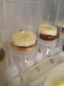 Banana Pudding Push up Pops with Chocolate Peanut Butter!